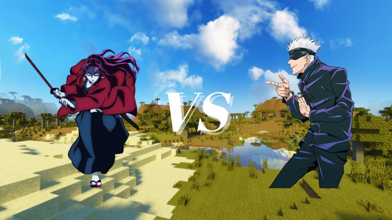 Gojo VS Yoriichi (Inverted Spear of Heaven) / Minecraft - YouTube
