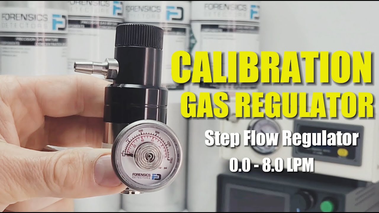 Calibration Gas Regulator (Step Flow Regulator 0.0 - 8.0 LPM) - YouTube