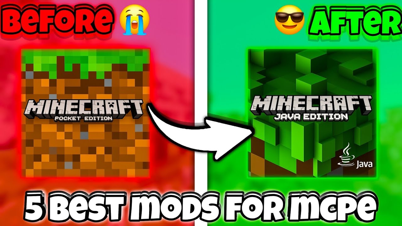 🔥 Top 5 Best Mods to Turn MCPE into JAVA 1.21+ 😎 - YouTube
