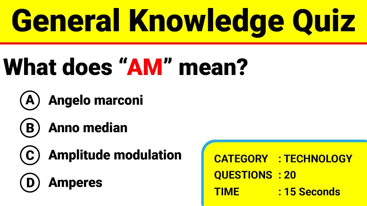 How good is your general knowledge? GK Quiz #2 @XIPUZZLES - YouTube
