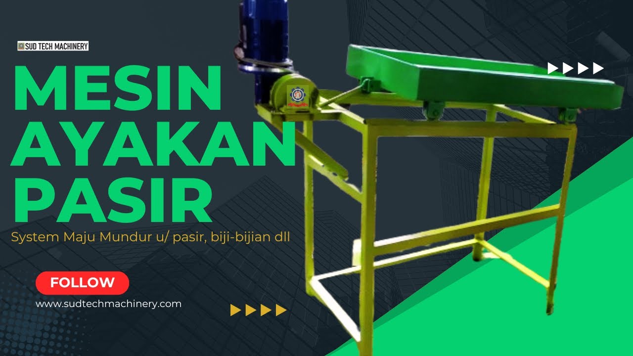Mesin ayak pasir ayakan biji bijian - YouTube