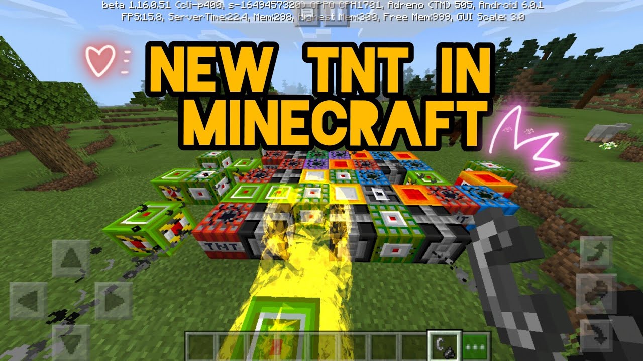 NEW TNT IN MINECRAFT POCKET EDITION #TNT #MORETNT #NEWTNT #MINECRAFT ...