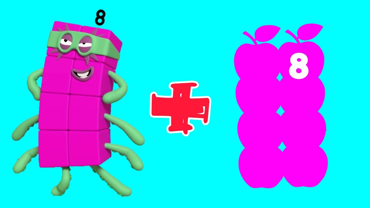 Numberblocks & Number Apples – Easy Addition Fun - YouTube