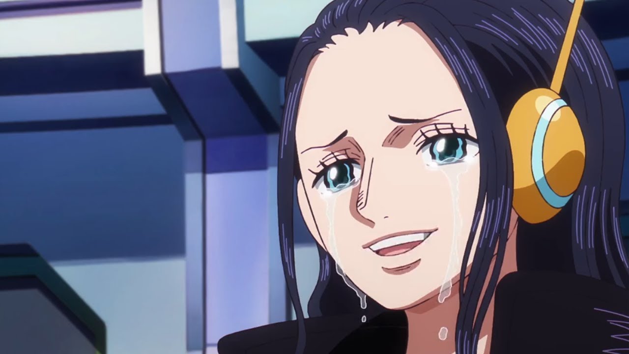 #onepiece Nico Robin thanks vegapunk for saving Jaguar D Saul one piece ...