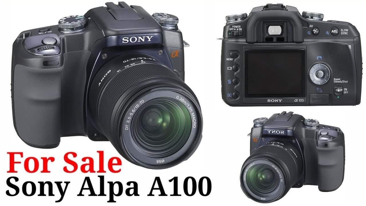 Sony Alpa A100 For Sale Used Camera - YouTube