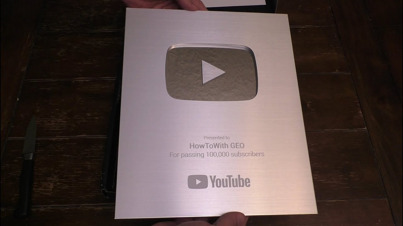 How to Claim Your YouTube Silver Creator Award - YouTube