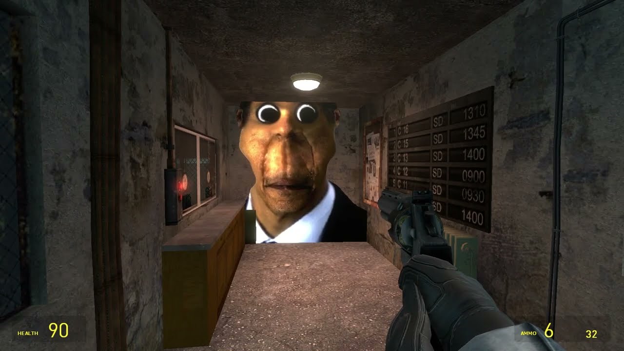 Obunga nextbot chasing me in Gmod! my first youtube video ever! - YouTube