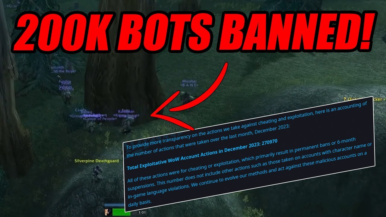 270K BOTS BANNED IN WOW FOR DECEMBER | #worldofwarcraft #wowclassic # ...