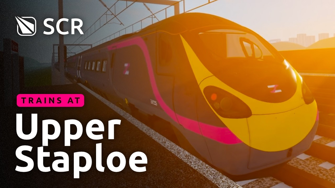 Trains at Speed: Upper Staploe! - Roblox SCR V2.1 - YouTube