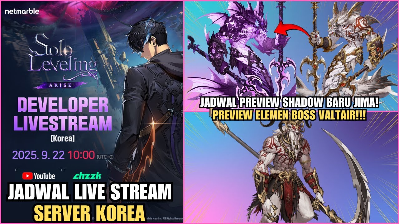 Jadwal Live Stream Preview Sung Ilhwan & Boss Valtair, Shadow Baru Jima ...