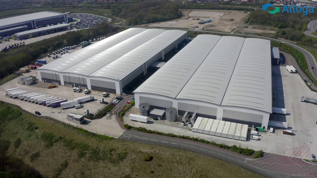 Aerial Video of Alloga UK Warehouses AP5, 6 and 7 - YouTube