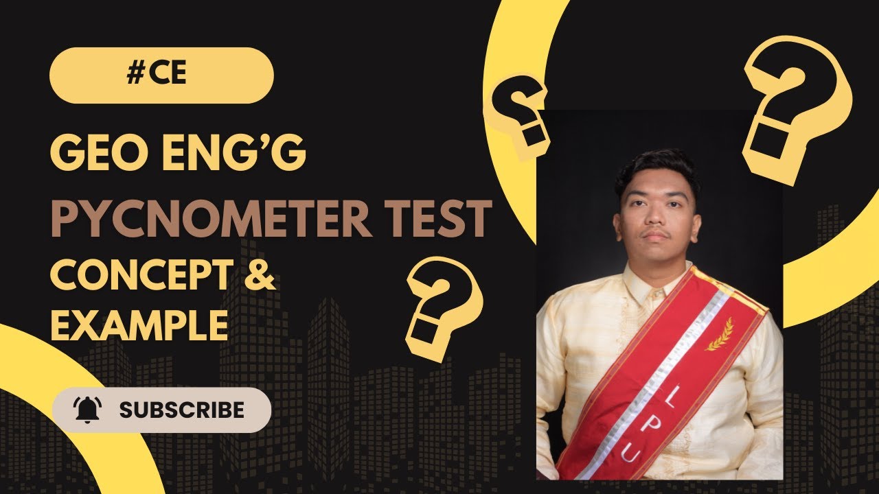 Geotechnical Engineering: Pycnometer Test Concept and Example - YouTube