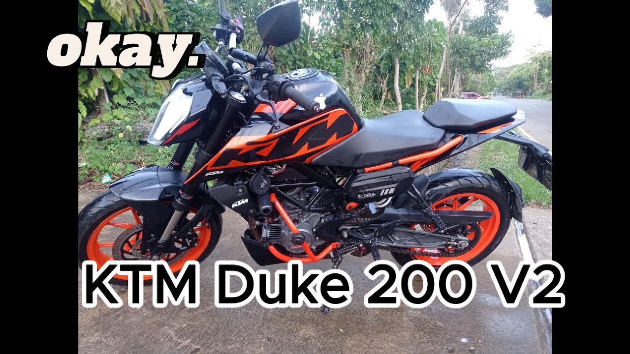 SHORT RIDE AND REVIEW SA KTM DUKE 200 V2 - YouTube