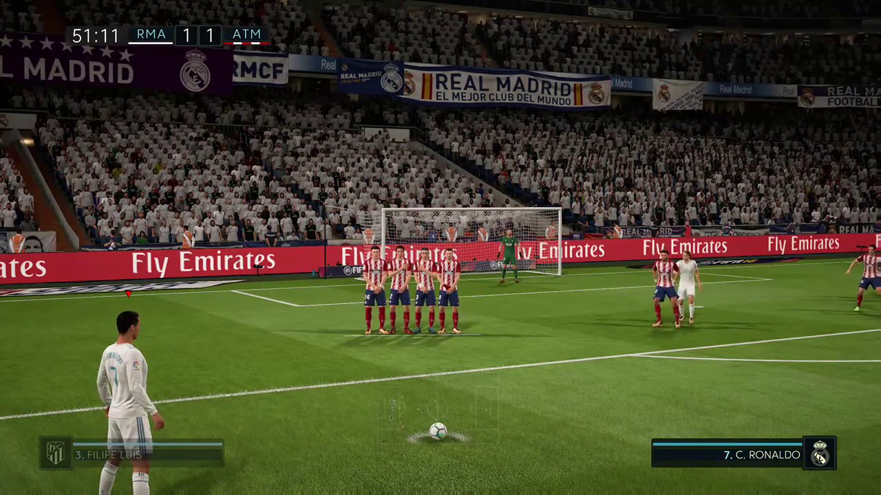 FIFA 18 Intro Game Free Kick Buried! - YouTube
