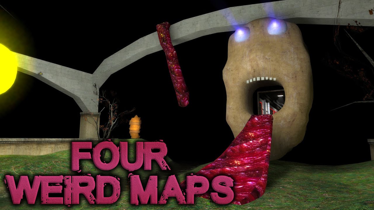 GMOD VR: Exploring Four Weird Maps (Creepy & Crazy) - YouTube