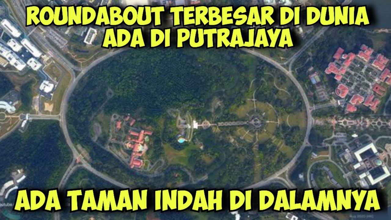 Cantiknya🤩‼️Ada Taman Indah Tersembunyi Di Roundabout/Bulatan Terbesar ...