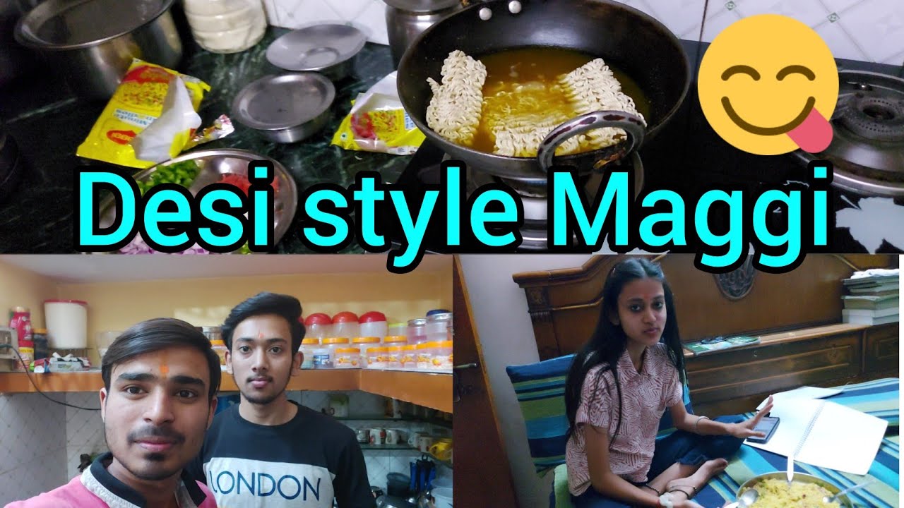 Vlog 30 Desi Style Maggi Recipe Youtube