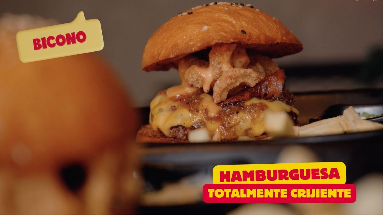 BICONO: La hamburguesa crujiente desde el comienzo hasta el fin ...