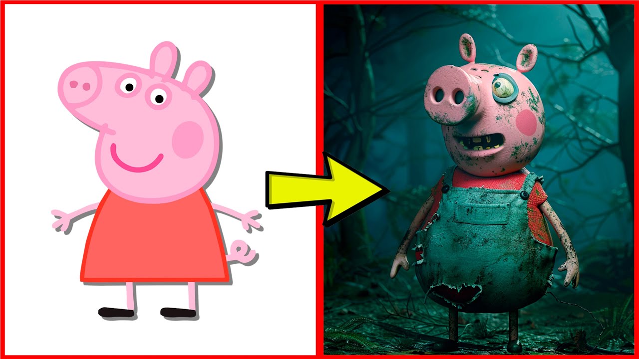 PEPPA PIG All Characters as ZOMBIES 2024 - YouTube