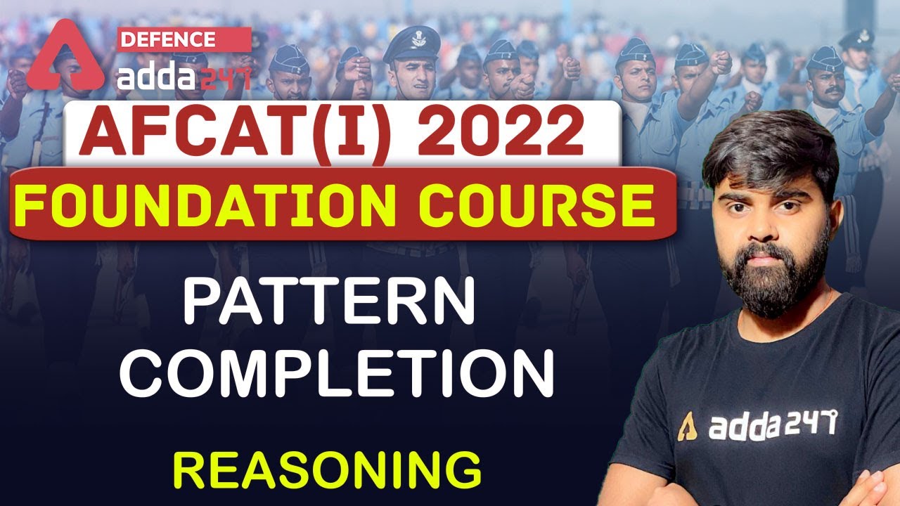 AFCAT 1 2022 | Reasoning | Pattern Completion - YouTube