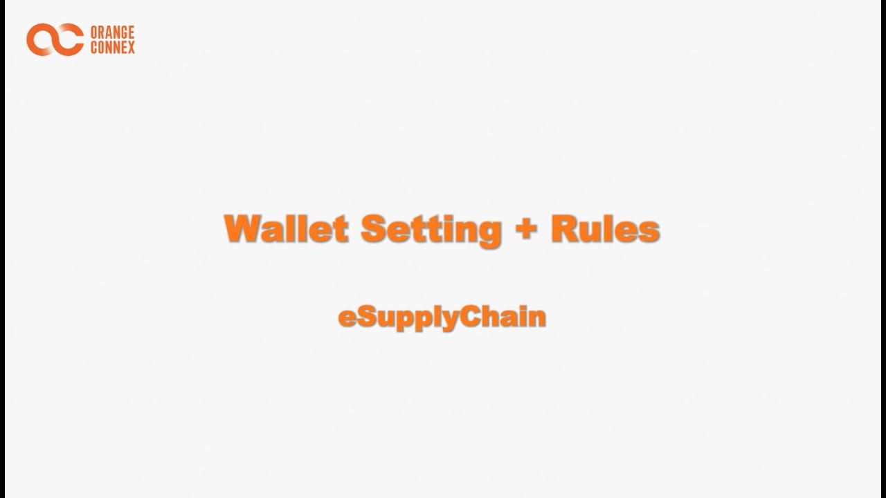 Wallet Setting + Rules - YouTube