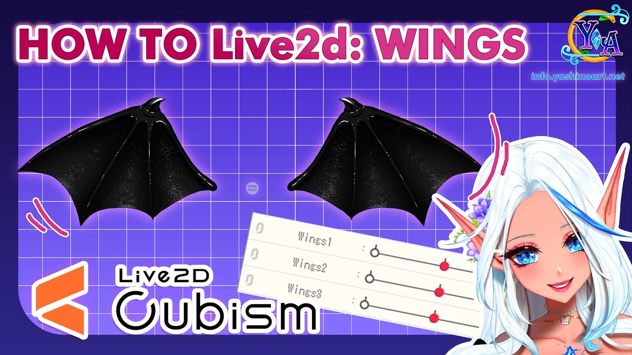 【HOW TO: Live2d】Wings flap physics tutorial - YoshinoArt - YouTube