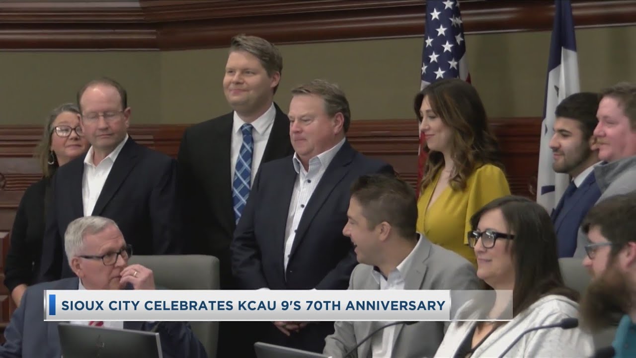 Sioux City Celebrates KCAU 9's 70th Anniversary - YouTube