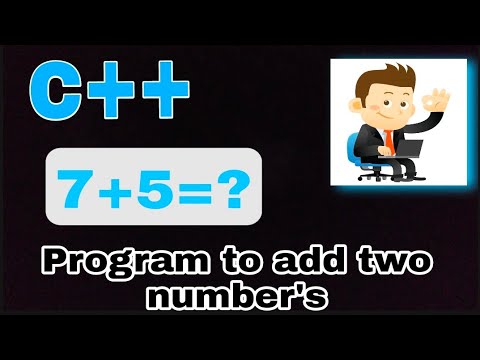 Program to add two number's in c++ | Ankit siral - YouTube