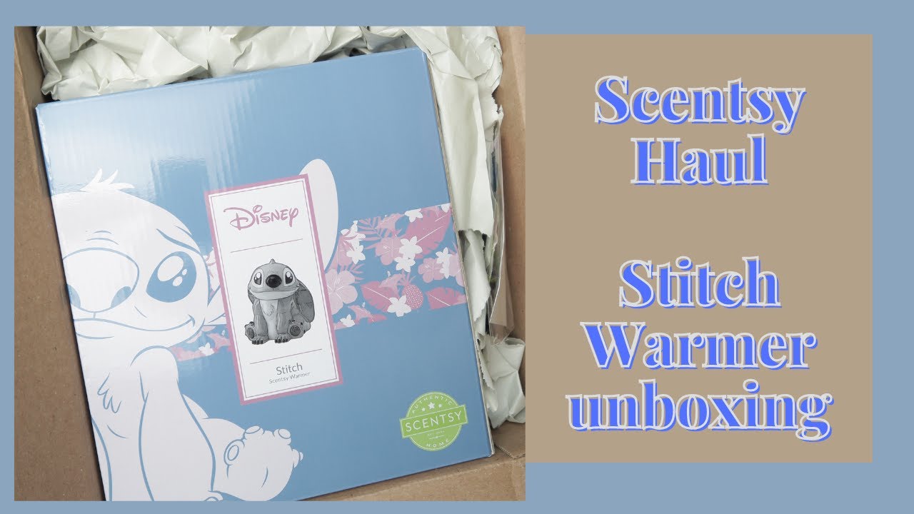 SCENTSY DISNEY STITCH WARMER UNBOXING | Wax melt warmer | Lilo & Stitch ...