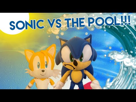 Sonic Plush - Sonic VS The Pool - YouTube