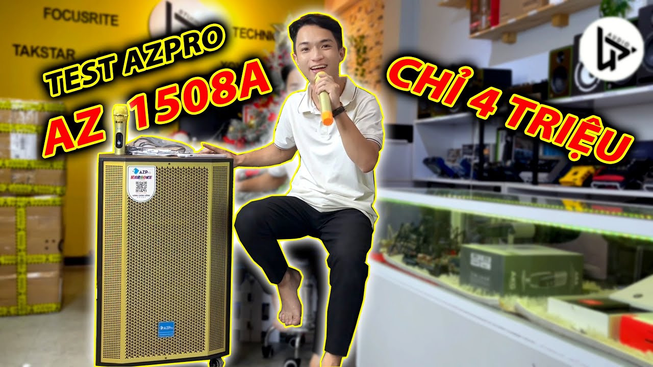 Test Loa Kéo AZpro AZ1508A Chính Hãng Phân Khúc 4 Triệu - YouTube