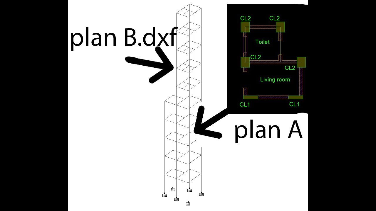 Smart way to Export Multiple CAD files to STAAD - YouTube