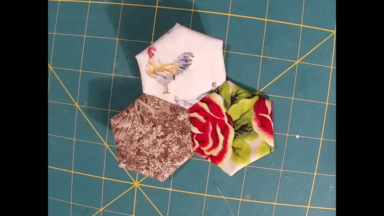 Let’s Work on a Hexagon Quilt / Hexagon Quilt Tutorial / - YouTube