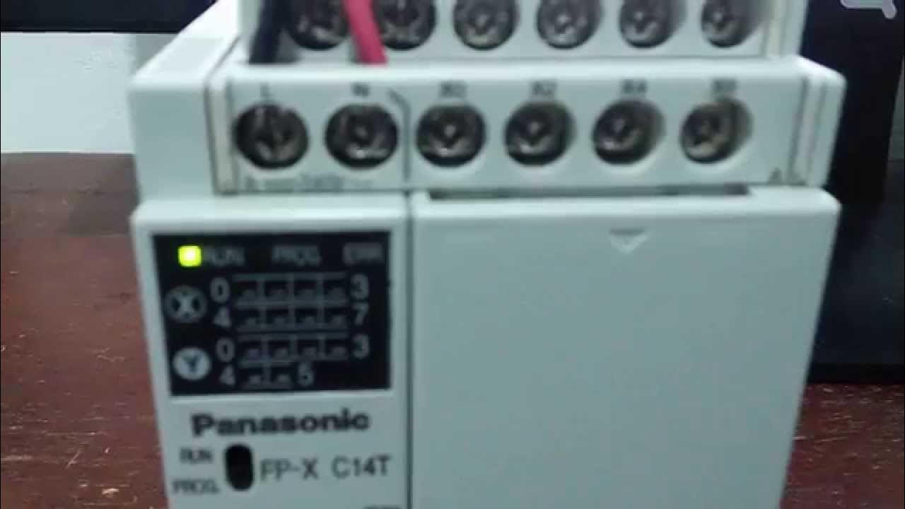 New PLC Panasonic FPX C14T - YouTube