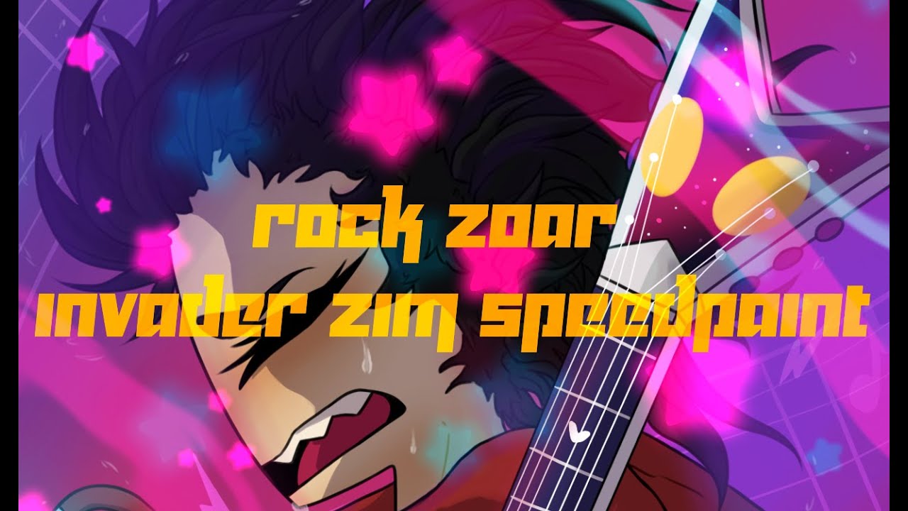 Rock Zoar || Invader Zim Speedpaint - YouTube