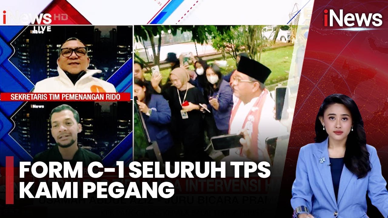 Jubir Pram-Rano: Hasil Form C-1 Tunjukkan Pilkada 1 Putaran - iNews ...