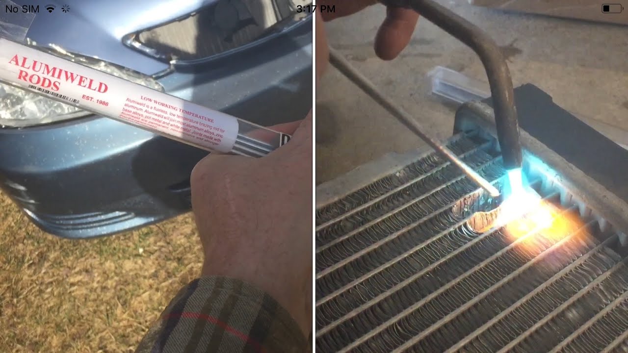 “fixing” ALUMINUM RADIATOR alumiweld (best possibility so far) harbor ...