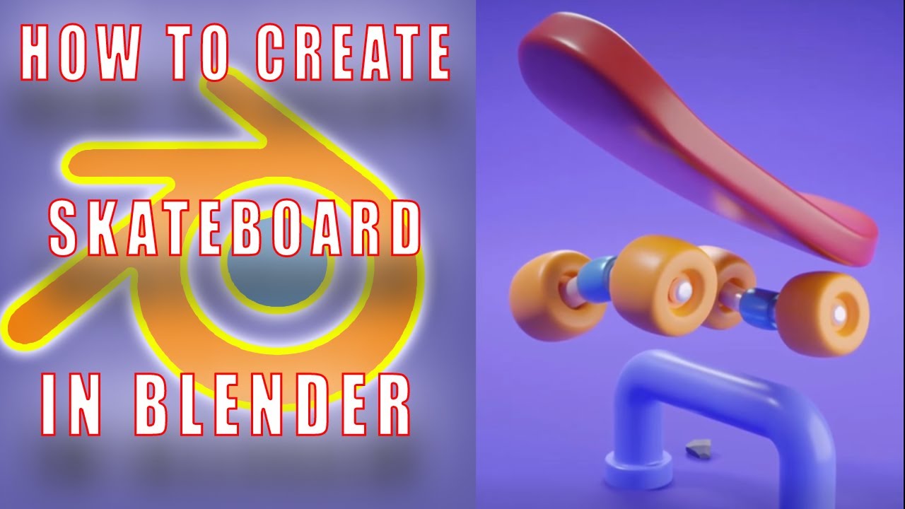 How Create Skateboard In Blender | Blender Tutorial |#my3dstudio - YouTube