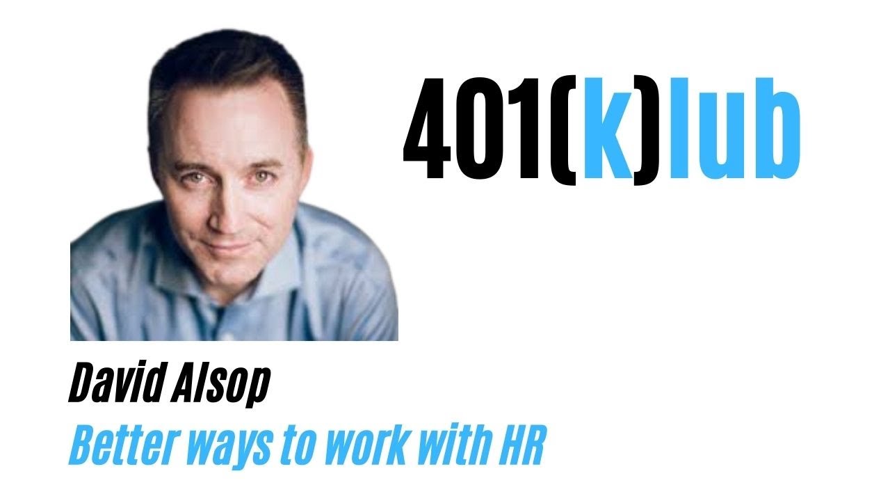 David Alsop - Better ways to work with HR - YouTube