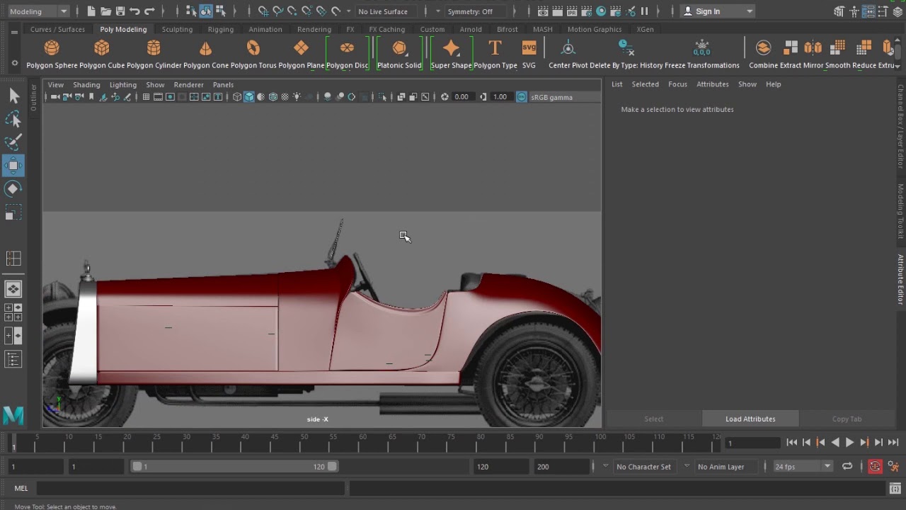 Vintage Car Modelling Tutorial in Maya Part-03 - YouTube