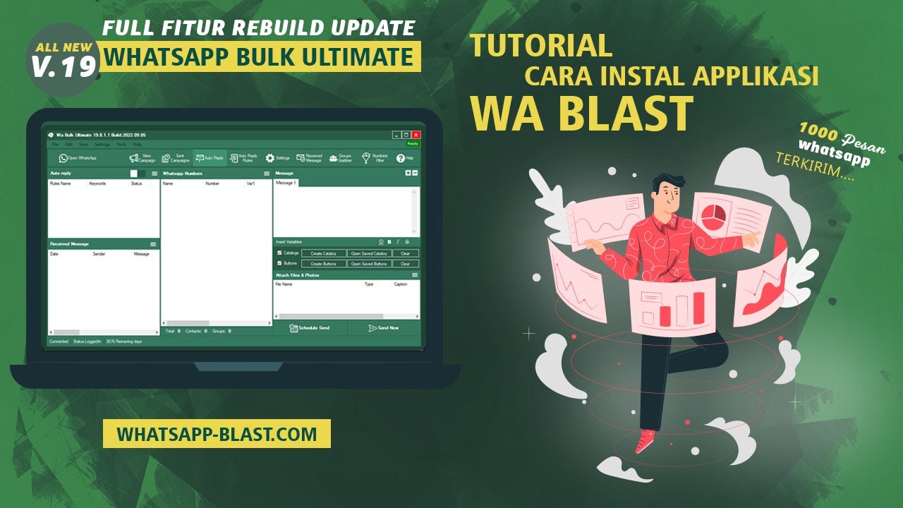 Tutorial Wa Blast Cara Installasi Wa Bulk Ultimate Update Rebuild V19 ...