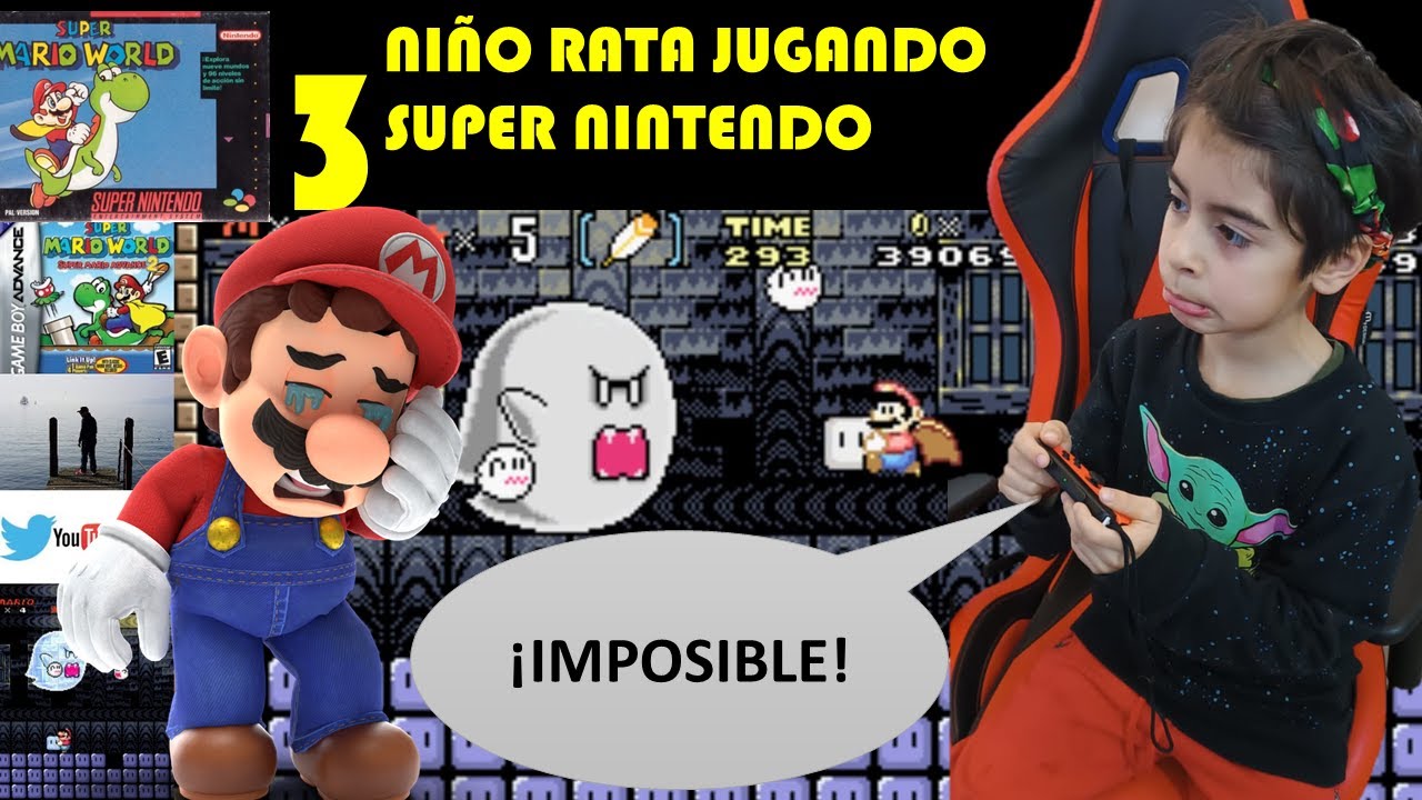 Niño rata Jugando Super Nintendo - YouTube