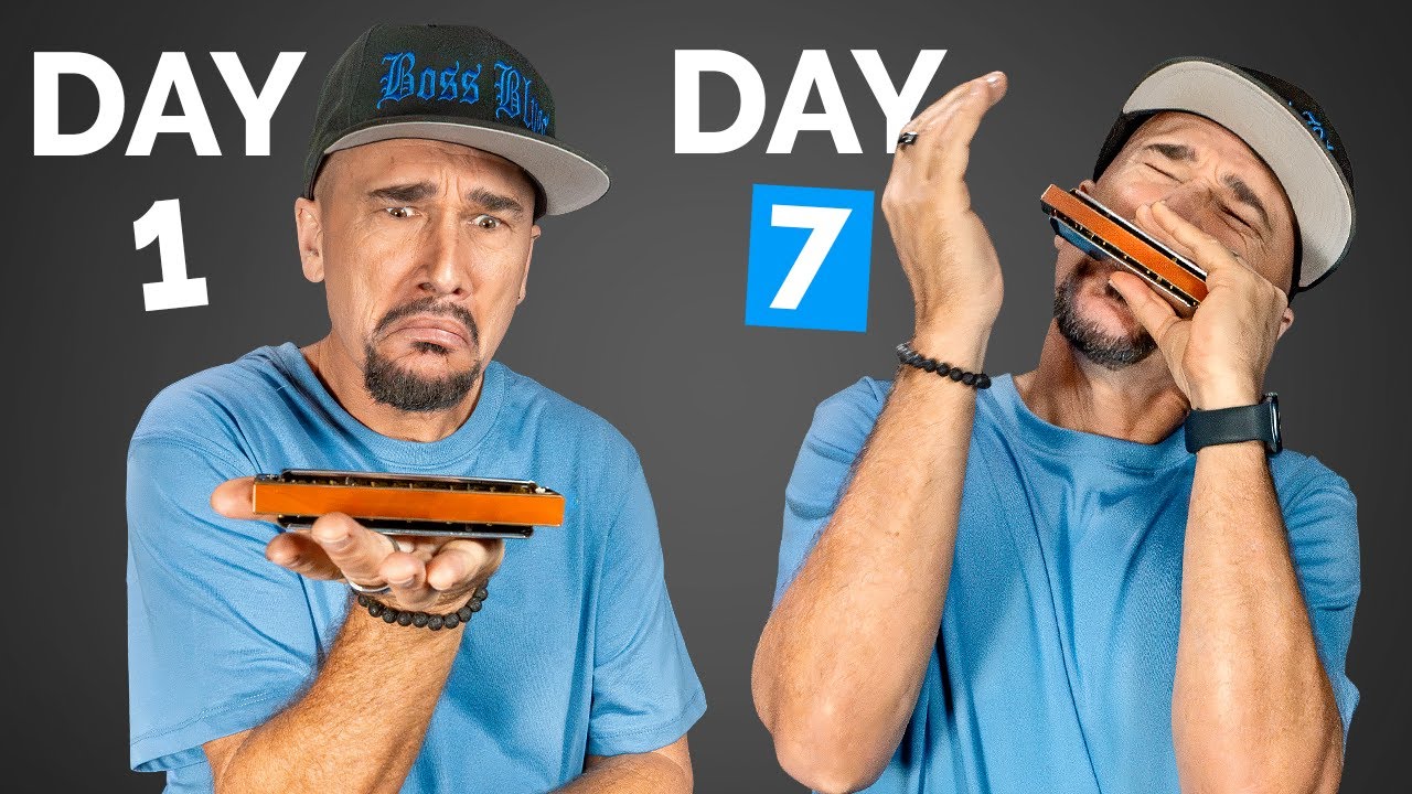 7 Days to Learning Harmonica (Beginner Lesson) - YouTube