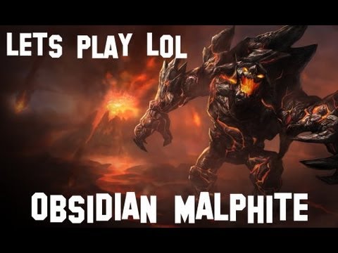 Let's play - LoL [173] - Obsidian Malphite Jungle Guide *HD* - YouTube