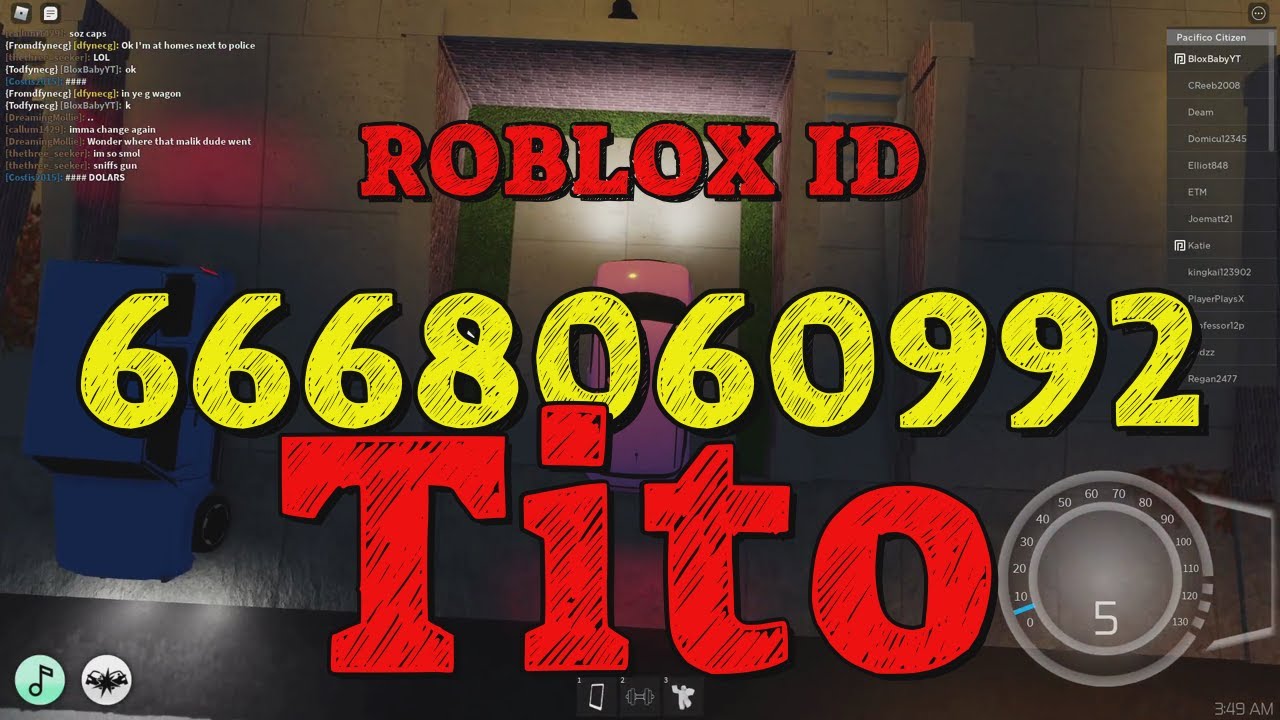 TITO Roblox Song Codes - YouTube
