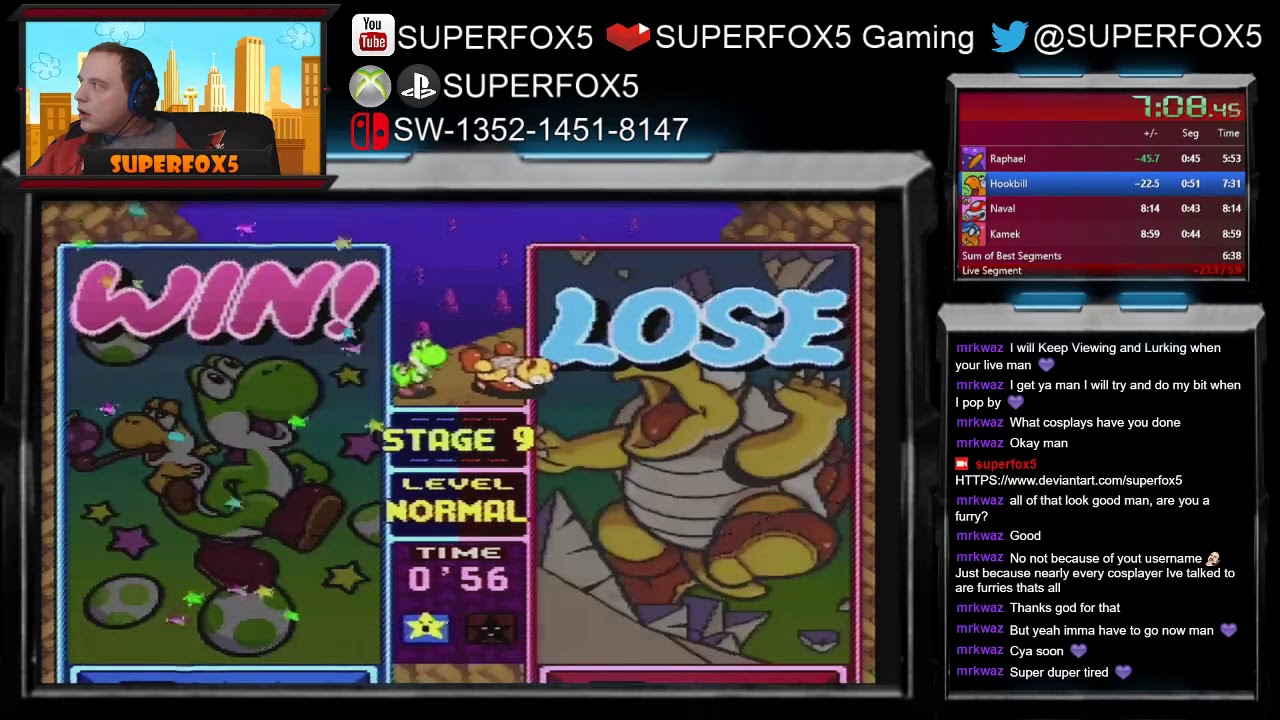 Tetris Attack - Vs. Normal - Speed Run Personal Best - 8:58.29 ...