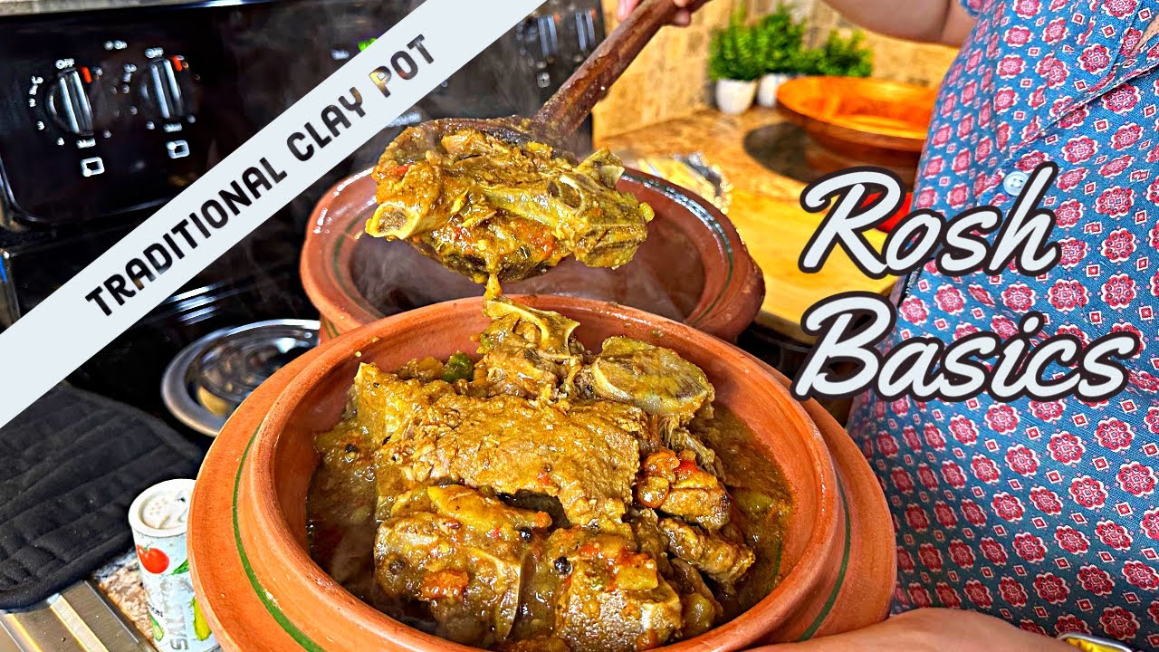 Rosh Stew Traditional Basics of Meat Stew in Clay Pot - YouTube