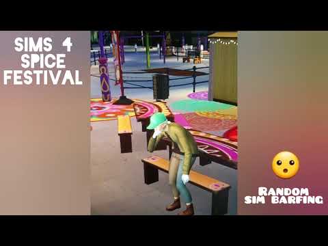 Random Sim Barfing at Spice Festival