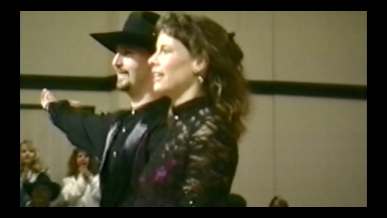 Rowdy Dufrene & Terri Lewis 1996 Dallas Dance Festival Two-Step - YouTube