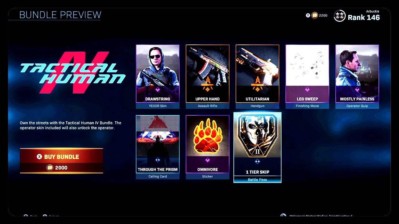 NEW "TACTICAL HUMAN 4" BUNDLE WITH NEW OPERATOR! NEW BUNDLE FULL ...
